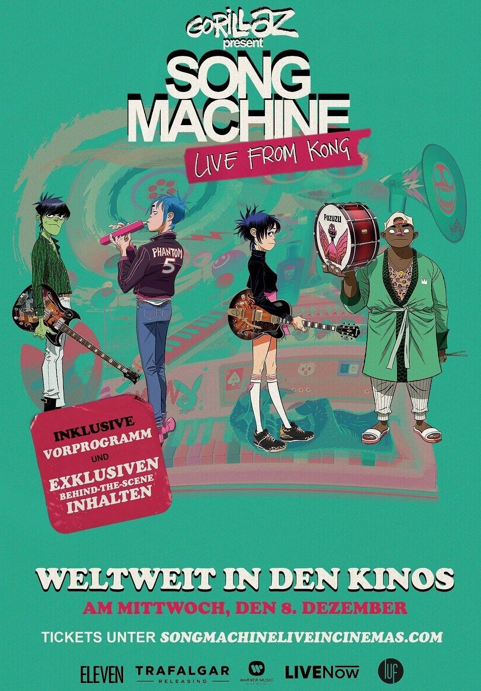 Gorillaz present 'Song Machine' live from Kong | Cinestar